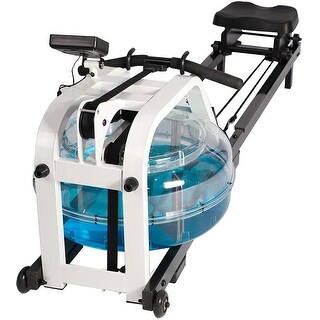 Water Rowing Machine Indoor with LCD Monitor for Whole Body Exercise ...