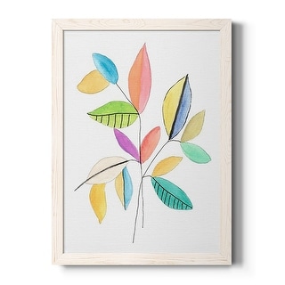 Color Pop Leaves I-Premium Framed Canvas - Ready to Hang - Bed Bath ...