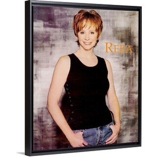 "Reba McEntire (1955)" Black Float Frame Canvas Art - Bed Bath & Beyond ...