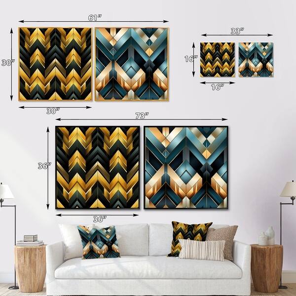 chevron pattern art deco