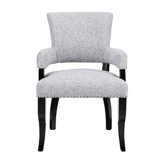 Dining Chair With Elegant Arm, 1-Piece, Grey - Bed Bath & Beyond - 42436913