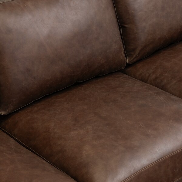 Morelos brown italian leather sofa store