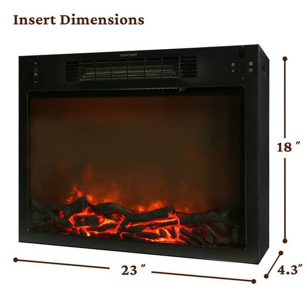 Cambridge Sienna White Fireplace Mantel With Electronic Fireplace ...