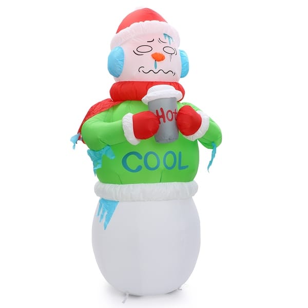 shivering snowman