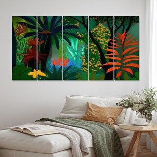 Designart "Bounties And Blooming Wilderness Blessings III" Coastal ...