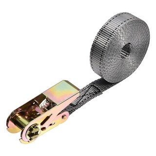 Lashing Strap 7M x 25mm Tie Down Strap Ratchet Buckle up to 800kg Army ...