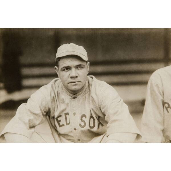 Babe Ruth When He Played For The Boston Red Soxs History - Bed Bath ...