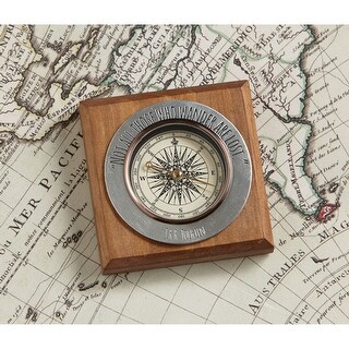 Not All Those Who Wander Are Lost Pewter Compass - Tolkien Quote Lotr ...