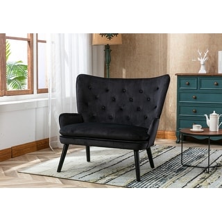 High Back Accent Chair, Comfortable Rocker Padded Seat, Modern Lounge ...