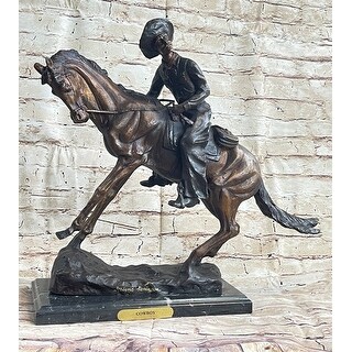 Frederic Remington Cowboy Bronze Statue Sculpture Country Western Art ...