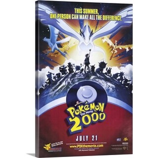 "Pokemon the Movie 2000 The Power of One (2000)" Canvas Wall Art - Bed ...