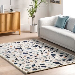 Nuloom Fern Modern Terrazzo Fringe Area Rug. - Bed Bath & Beyond - 39582038