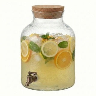 Hammered Glass 2.7 Gallon Beverage Dispenser. - Bed Bath & Beyond ...