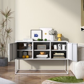 Modern Sideboard Buffet with Plenty of Storage Space - Anti-tilt ...