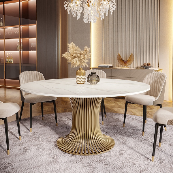 Ss round dining table store