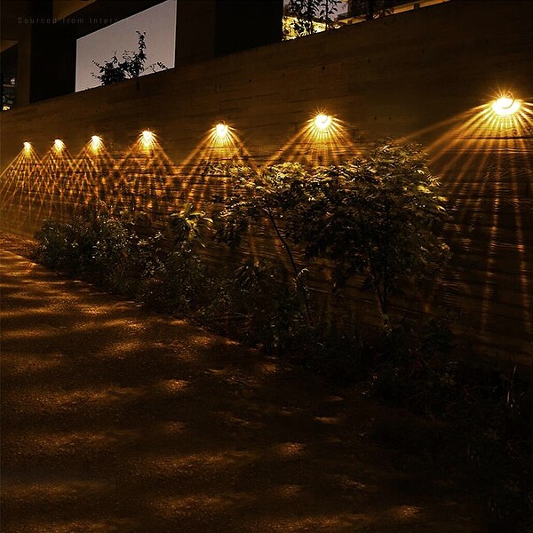 6 Pack Low Voltage Deck Lighting Outdoor Waterproof Fence Lights Bed Bath Beyond 37027352