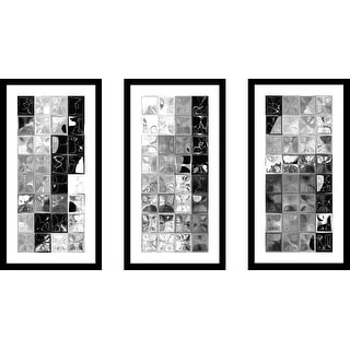 "Shades of Gray" by Mark Lawrence 3 Piece Print on White Aluminum - Bed ...