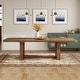 Furniture of America Leopold Chestnut 108-inch Wood Extendable Dining ...