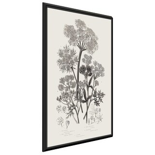 "Flowering Plants VI Neutral" Print on Floating Canvas - Bed Bath ...