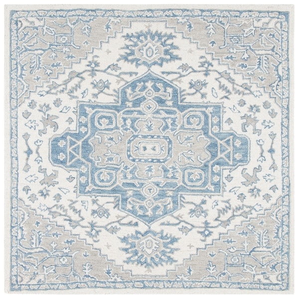 SAFAVIEH Handmade Micro-Loop Olguta Medallion Wool Rug - On Sale - Bed ...