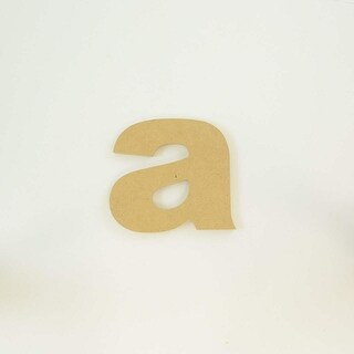 1 Pc, 14 X 1/2" MDF Letter "a" in The Arial Font Lower Case - natural ...