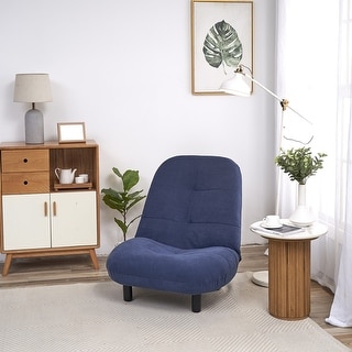 Blue Single Sofa Chair with Adjustable Backrest - Bed Bath & Beyond ...