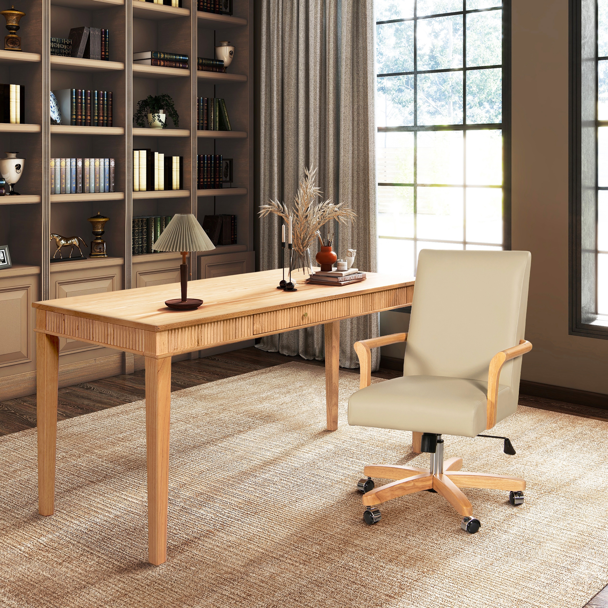 Office chair and table set for home store