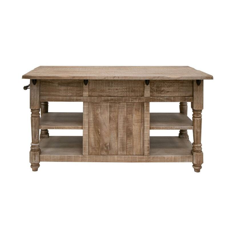 Stonegate Kitchen Island - Natural - Overstock - 40482682