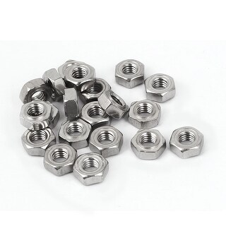 20 Pcs M6 x 1mmm Pitch DIN 929 Hexagon Weld Nuts for Screws Bolts - Bed ...