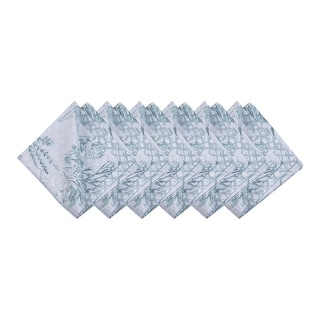 Cerulean Breeze Coastal Marine Set of 6 Cloth Napkins - Bed Bath ...