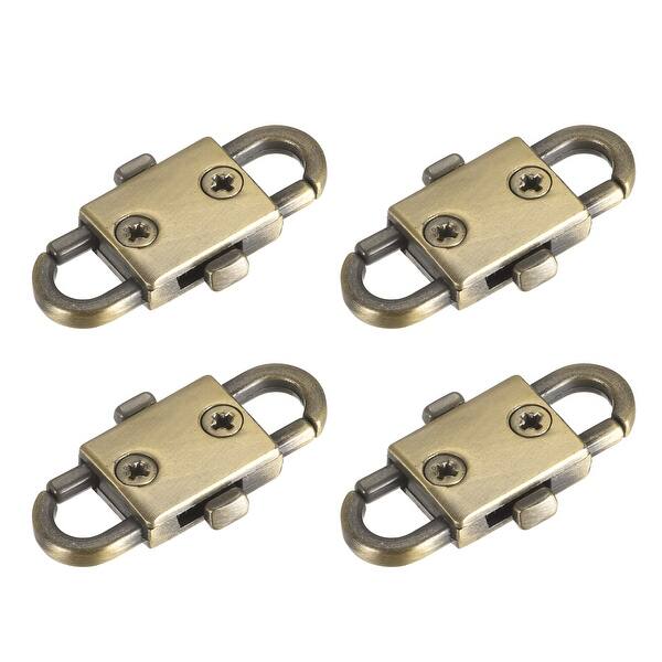 Adjustable Metal Buckles, 4Pcs 32x12mm Chain Shortener Bag Strap Clasps ...