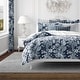Alexandria Indigo Cotton Comforter Set 8 Piece - Bed Bath & Beyond ...