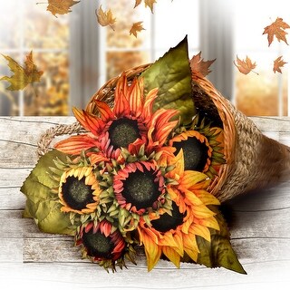 14" Harvest Sunflower Bundle - Bed Bath & Beyond - 32384431
