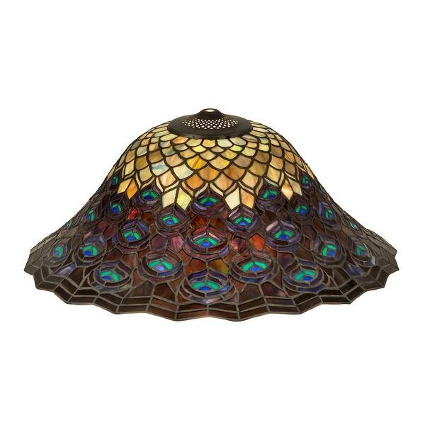 peacock pattern lamp shade