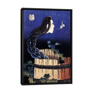 iCanvas "The Ghost Story of Okiku (Sarayashiki), 1830" by Katsushika ...