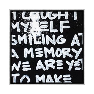 iCanvas "Caught Myself II Black" by Kent Youngstrom Framed - Bed Bath ...