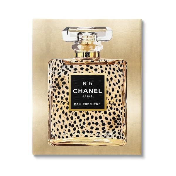 Stupell Cheetah Pattern Perfume Canvas Wall Art Design by Madeline ...
