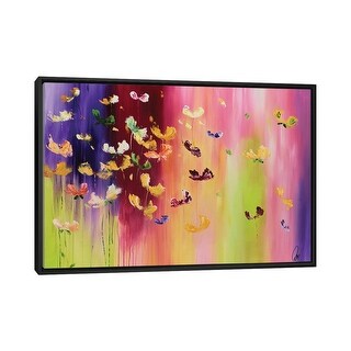 iCanvas "Colourful Spring" by Edelgard Schroer Framed - Bed Bath ...