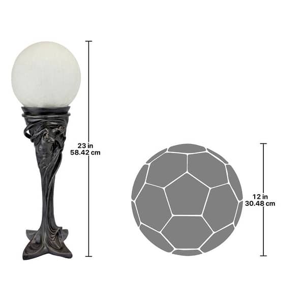 Design Toscano Mistress Odalisque Art Deco Illuminated Sculpture - Bed ...