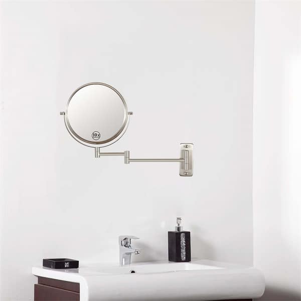 10x/1x Wall Mounted Magnifying Mirror Double-Side Mirrors for Wall ...