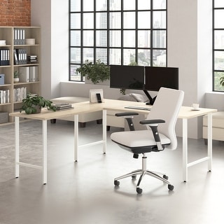 Hustle 72W L Shaped Desk with Metal Legs by Bush Business Furniture ...