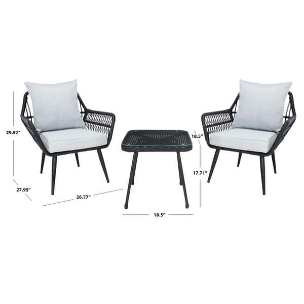 SAFAVIEH Londyn 3-Piece Lounge Set - Bed Bath & Beyond - 36278425
