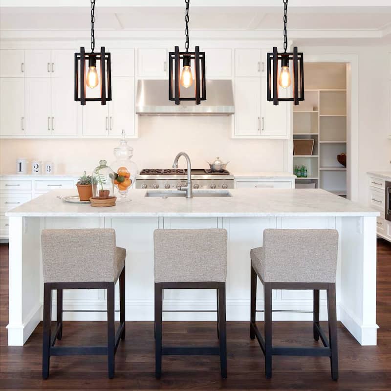 Anmytek Rustic Farmhouse Pendant Light Fixtures 1 Light Industrial