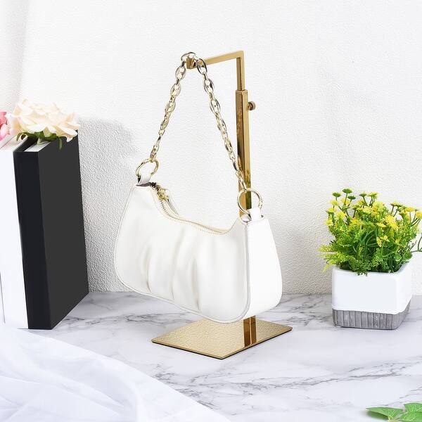 Purse Display Stand 2 Pack Adjustable Handbag Rack Tabletop Holder ...