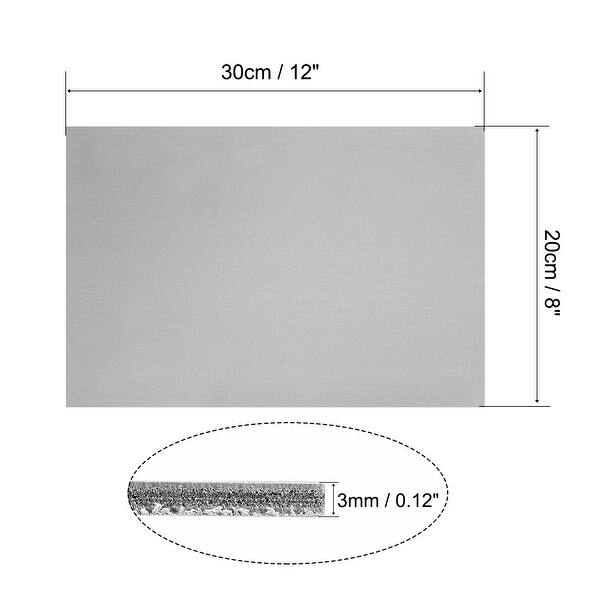 PVC Foam Board Sheet, Double Sided, Expanded PVC Sheet 2pcs - 3mm*20cm ...