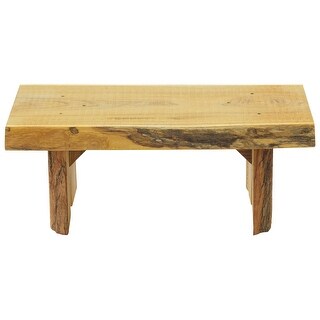 Live Edge Locust Wood 2' Briar Patch Flower Pot Bench - Bed Bath ...