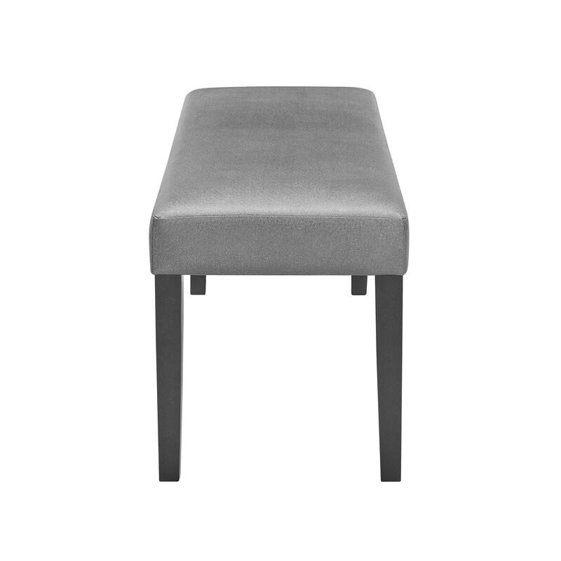 Janna Gray Modern Glass Dining Room Set - Overstock - 39138395