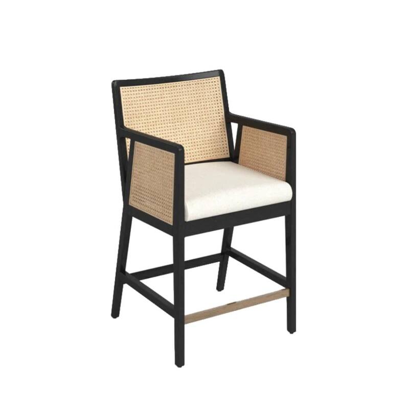 Antonia Cane Counter Stool (set of 2) - Overstock - 37623667