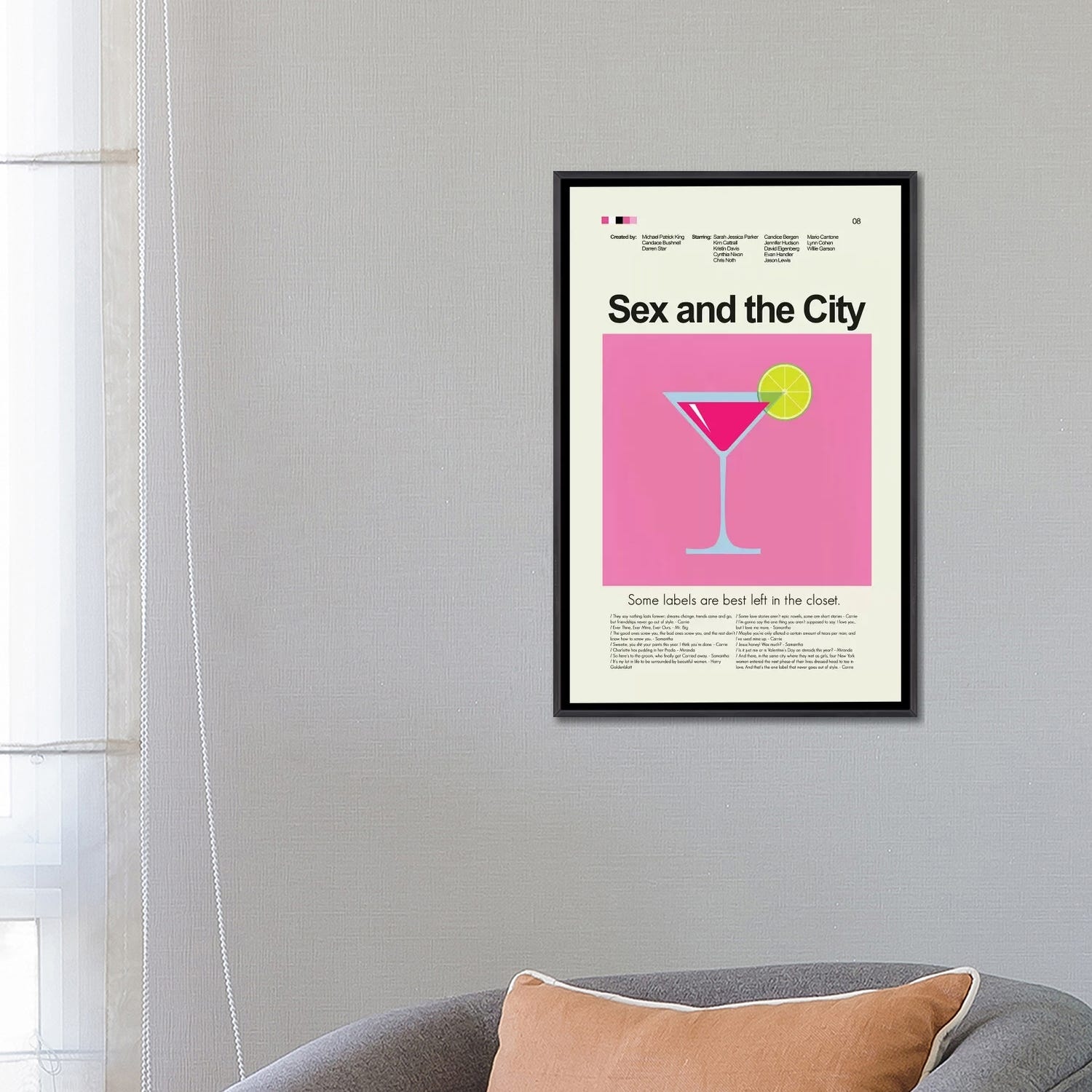 Icanvas Sex And The City By Prints And Giggles By Erin Hagerman Framed Bed Bath And Beyond