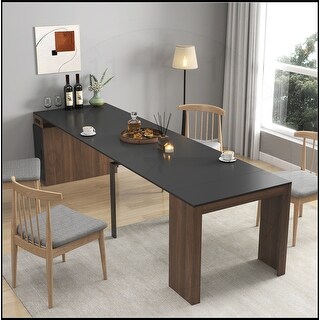 Multifunctional Extendable Dining Table with Outlet - Bed Bath & Beyond ...